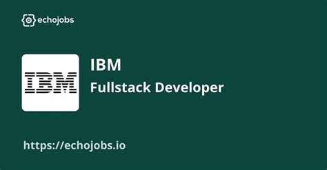 Ibm Is Hiring Fullstack Developer Rcodingjobs