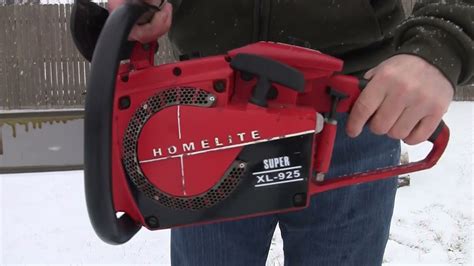 Homelite Super Xl 925 Chainsaw Youtube