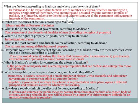 Ppt Federalist 10 Powerpoint Presentation Free Download Id2020164