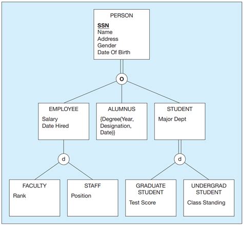 Solved Examine The Hierarchy For The University Eer Course Eagle