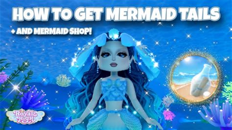 🌊🐚how To Get Mermaid Tails🐚🌊 Royale High Roblox Neth Youtube