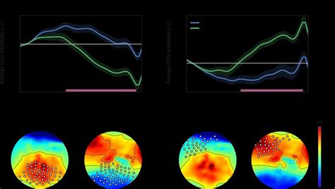 Results Of The Cluster Based Permutation Test On Eeg Amplitude For