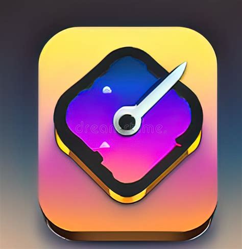 Hack And Slash Software App Style Icon Generative Ai Stock