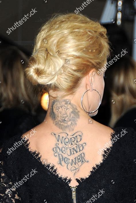 Mena Suvari Lion Tattoo