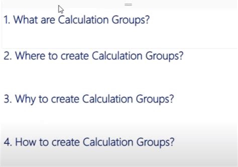 Use Tabular Editor To Create Calculation Groups In Power Bi
