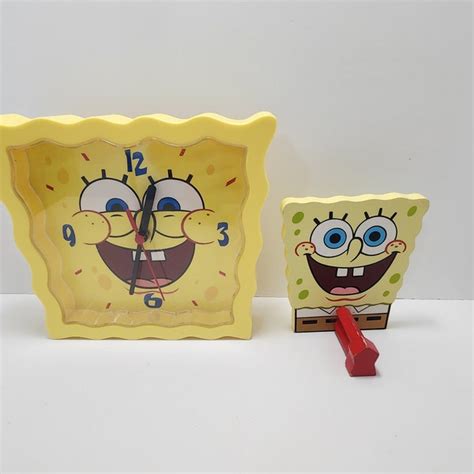 Spongebob Alarm Clock Etsy