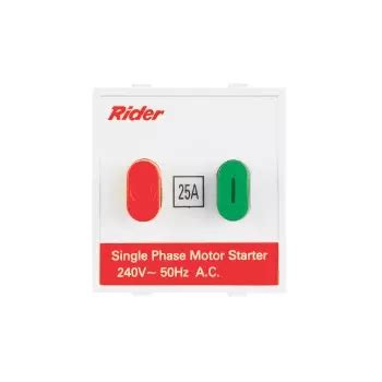 Buy Anchor Rider 25a Single Phase Motor Starter Switch White 240v 47425
