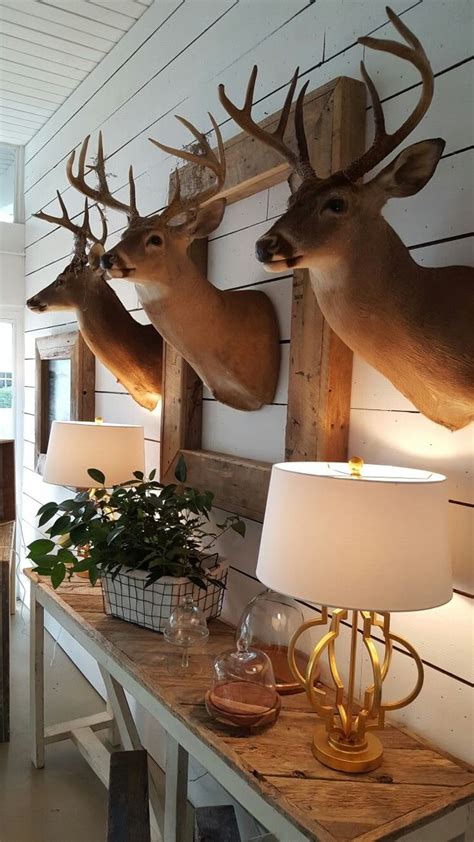 Rustic Western Deer Head Decor Full Body Elk Mount Deer Above