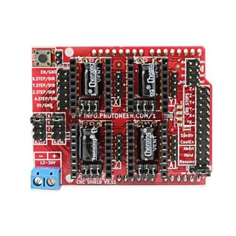Elecrow Arduino Cnc Shield V351 Grbl V09 Compatible Robotshop