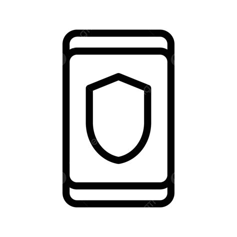 Security Pictogram Shield Mobile Vector Pictogram Shield Mobile Png And Vector With