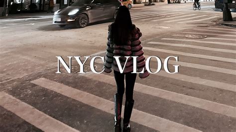 뉴욕 브이로그 함께 샤넬 더로우 로에베 쇼핑해요 타임스퀘어 바디밤 추천 폭설 뉴욕 일상 버그도프