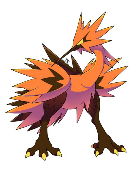 Galarian Zapdos By Sarkenthehedgehog On Deviantart