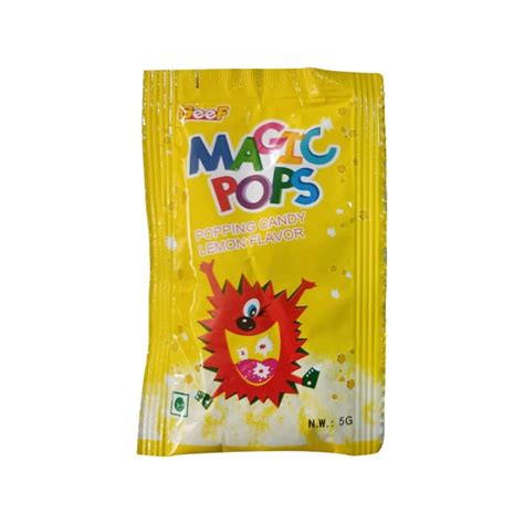 Magic Pops Popping Candy Lemon Flavor Price Buy Online At ₹99 In India
