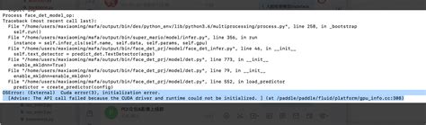 多进程推理报错 Issue PaddlePaddle PaddleDetection GitHub