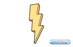 How To Draw A Lightning Bolt Step By Step EasyArtStart