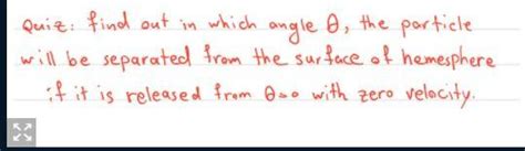 Solved Quit Find Out In Which Angle O The Particle Will Chegg Com