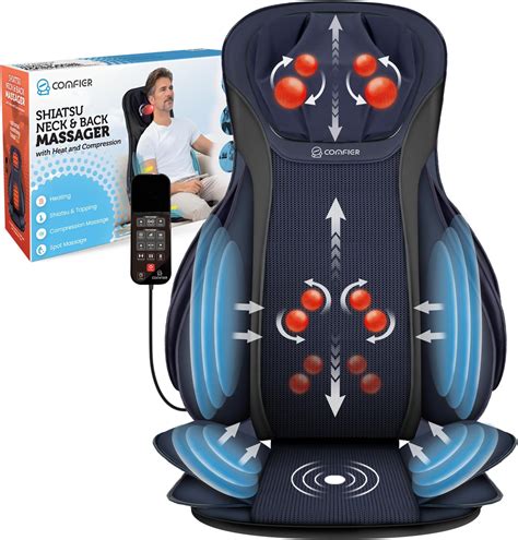 Therazzagge Shiatsu Neck Back Massager With Heat Massage