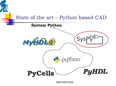 PPT SysPy Using Python For Processor Centric SoC Design PowerPoint Presentation ID 3882080
