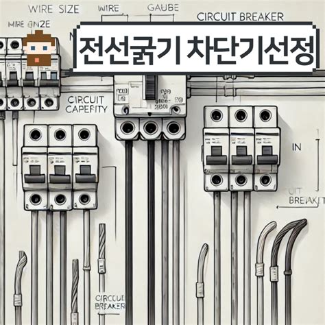 전선굵기 차단기선정 간단하게 네이버 블로그