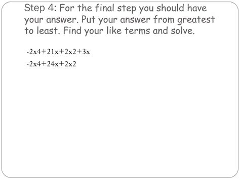 Steps For Solving Bionomials PPT