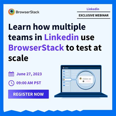 browserstack on linkedin browserstack day webinar microsoft august