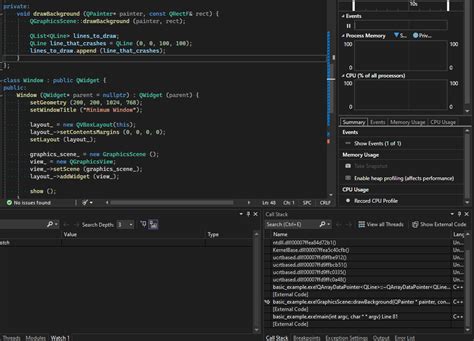 C Crash When Creating Qt Qlist Stack Overflow