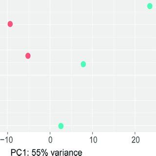 Clustering Of Samples By TashAT2 Expression A PCA Plot Showing Download Scientific Diagram