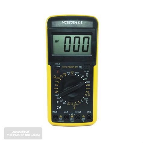 Digital Multimeter Large Display Chinahub Lk