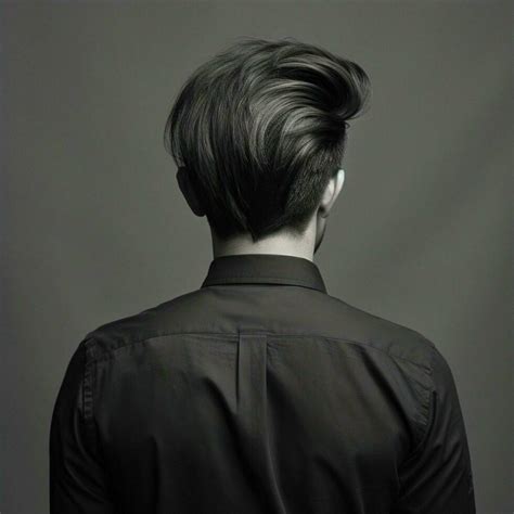 Man Hair Style From Back Side Stock Photo At Vecteezy