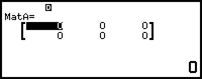Matrix Calculations