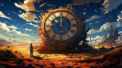 地区的巨大时钟插画图片下载 正版图片600477841 摄图网