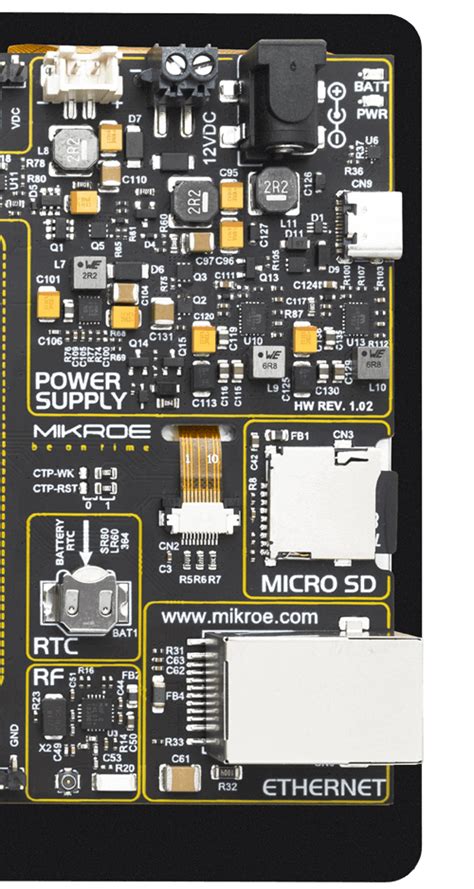Mikromedia 7 Capacitive Fpi With Bezel Mikroe
