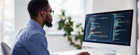 Software Developer Typing Code On Computer Premium Ai Generated Image