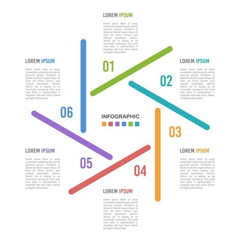 Infographic Options Planning Workflow Or Process Diagram Vector