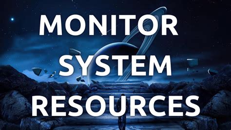 How To Monitor Cpu Memory Disk Network And Gpu Usage On Linux Youtube