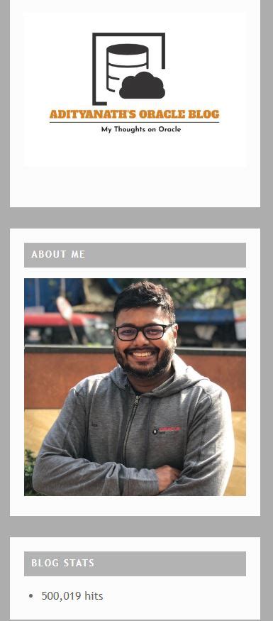 🎉500k blog hits thank you 🎉 adityanath s oracle blog
