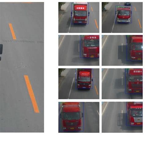 A Demonstration Of The Color Faster R Cnn Method When A Target Vehicle