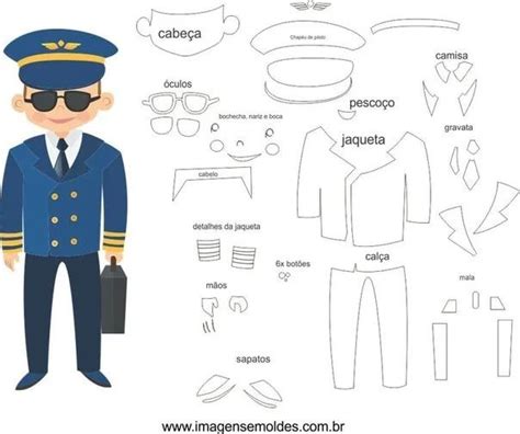 фуражка летчика выкройка 2 тыс изображений найдено в Яндекс Картинках Feltro Molde Artesanato