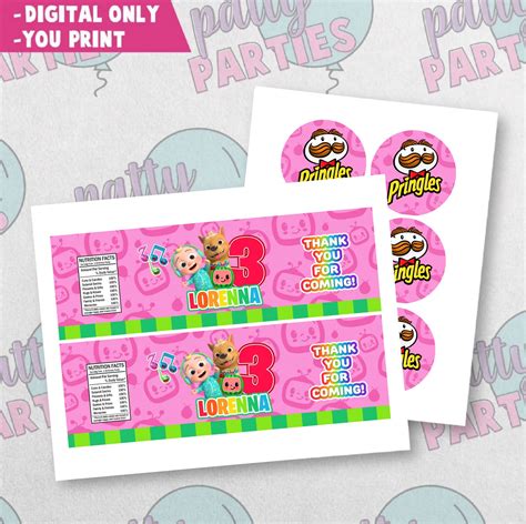 Cocomelon Pringles Wrapper