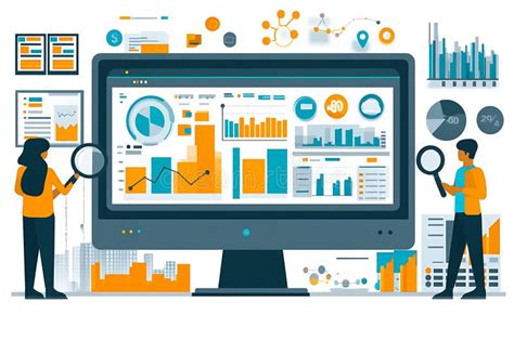 Business Analysis Dashboard With Charts Graphs And Data Visualization