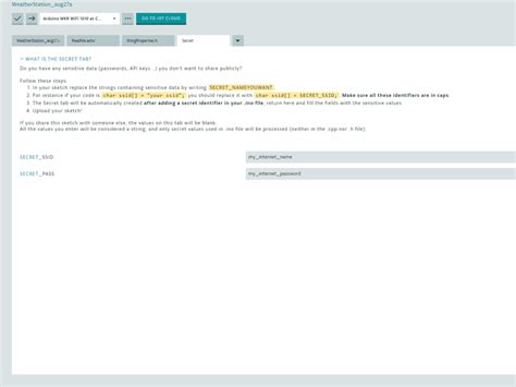 IoT Prime Experiment Arduino Documentation