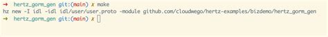 hz 命令接口的讨论 · issue 529 · cloudwego hertz · github