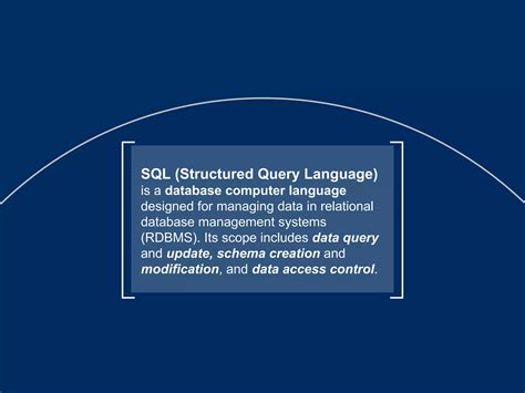 advanced sql training ppt
