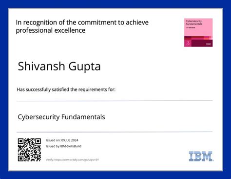 Shivansh Gupta On Linkedin Cybersecurity Ibm Skillsbuild