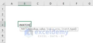 How To Use MATCH Function In Excel 7 Practical Examples
