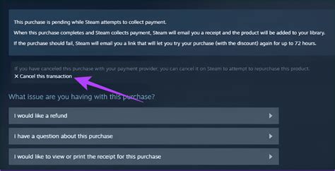 How To Fix Pending Purchase Transaction Error On Steam Guiding Tech