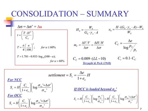 Geotechnical Engineering I [lec 20 Consolidation Settlement Computation] Ppsx