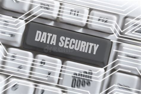 Text Caption Presenting Data Security Business Showcase