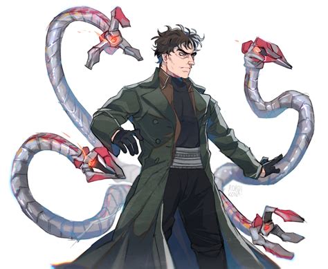 Doctor Octopus And Otto Octavius Marvel And More Drawn By Rorokonaa Danbooru