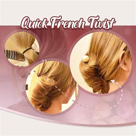 Stylish Braided Hairpin For Quick French Twist Modern Spiral Hair Clip For Messy Bun Styling
